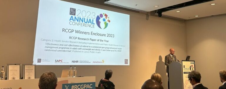 WRAP Trial wins Royal College of General Practitioners paper of the ...